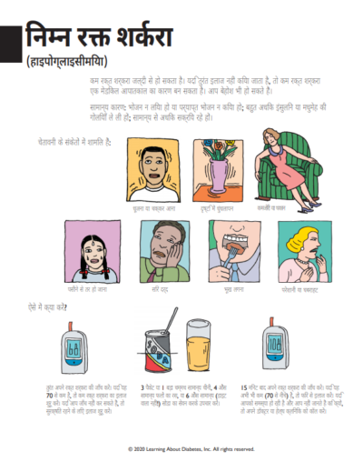 Diabetes Care Infographics In Hindi Learning About Diabetes Inc 